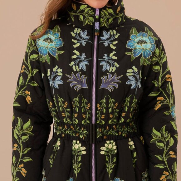 FARM Rio | Jackets & Coats | New Farm Rio Black Winter Garden ...